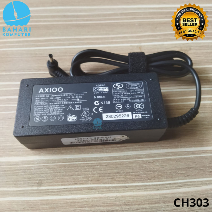 Jual Charger Laptop Axioo 19V 3.42A 3.5mm X 1.35mm | Shopee Indonesia