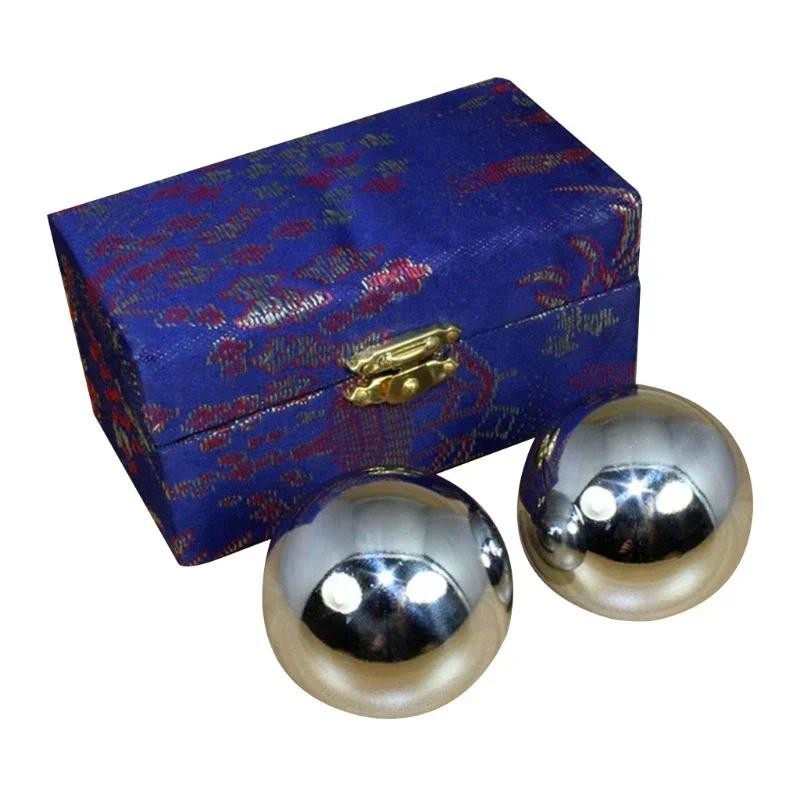Jual Hand Therapy and Stress Relief Premium Chinese Baoding Iron Balls for Exercise | Shopee ...
