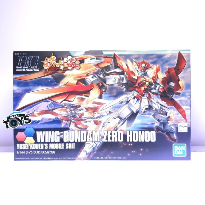 Jual Bandai Hobby HGBF Wing Gundam Zero Flame Honoo Gundam Build ...