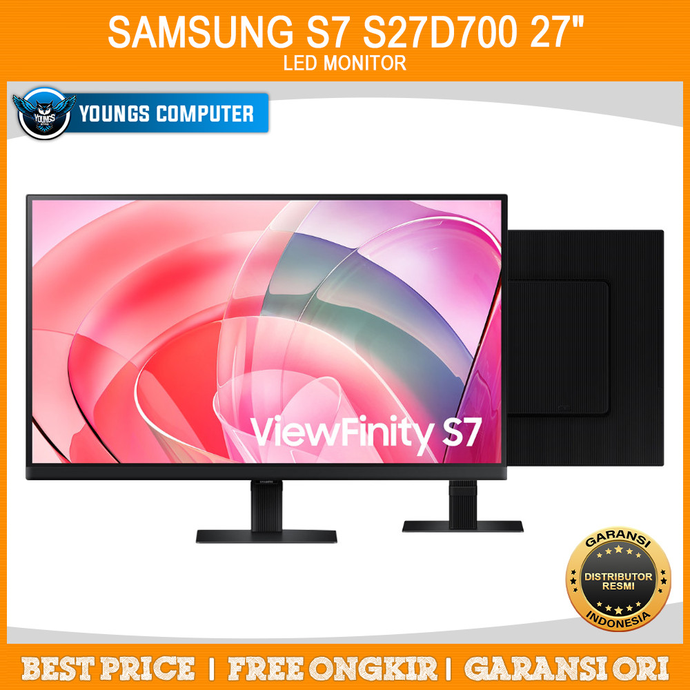 Jual LED Samsung ViewFinity S7 S27D700 27" Flat IPS 4K HDR10 Monitor ...