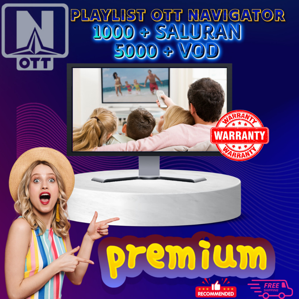 Jual LAYANAN OTT NAVIGATOR DAN PLAYLIST PREMIUM TERJAGA | Shopee Indonesia