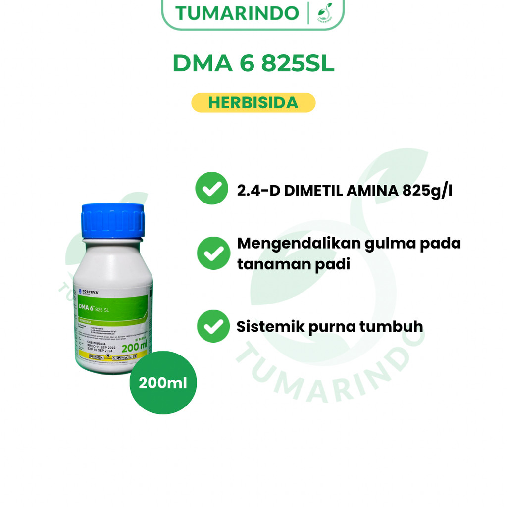 Jual Dma 6 825sl 200ml Herbisida Mengendalikan Gulma Pada Tanaman Padi ...