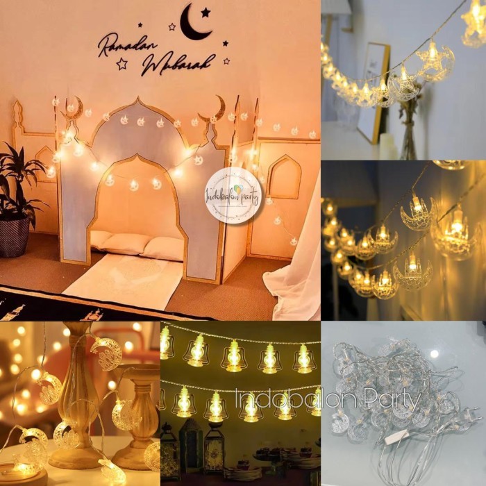 Jual Lampu Tumblr LED Lebaran / Lampu Hias / Lampu Dekorasi Idul Fitri ...