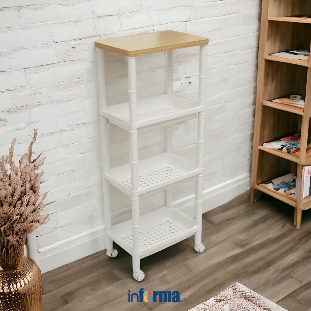 Jual Informa 35X23X88 cm Rak Troli Ekstensi - Putih Tempat Penyimpanan ...