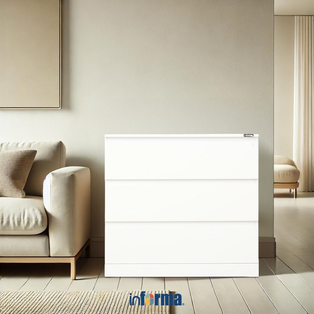 Jual Informa Dean Laci Penyimpanan 3 Tingkat - Putih Laci Kabinet ...