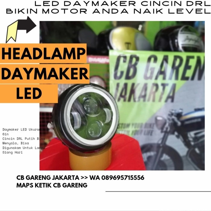 Jual Lampu LED Daymaker Motor Custom | Shopee Indonesia