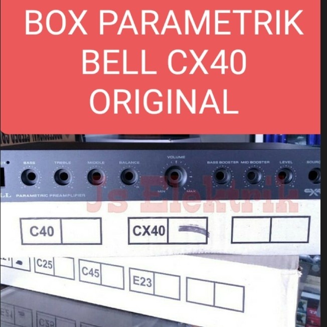 Jual box bok parametrik bell cx40 cx 40 original macintosh -LPK45 | Shopee Indonesia