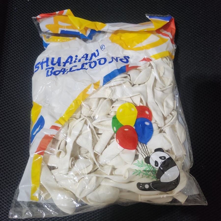 Jual Balon Latex 5 inch Doff 1 pack isi 200 Shuaian Balon Mini 5 ...