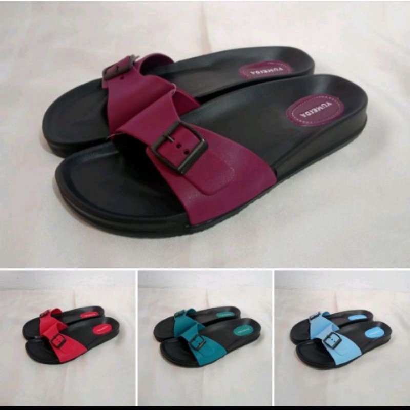 Jual Sendal Selop Tali Gesper Trendy | YUMEIDA 9061 | Shopee Indonesia