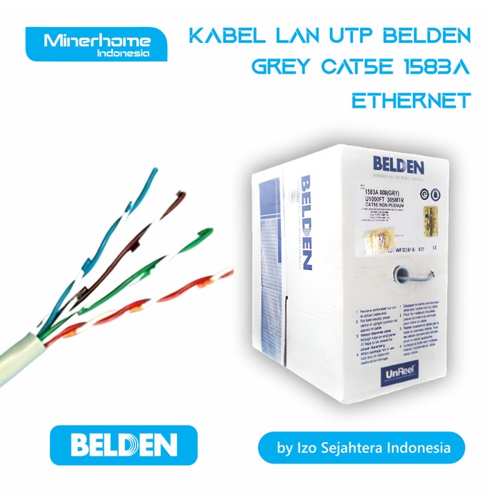 Jual Kabel LAN Belden Cat5e Ethernet Per Meter / Eceran | Shopee Indonesia