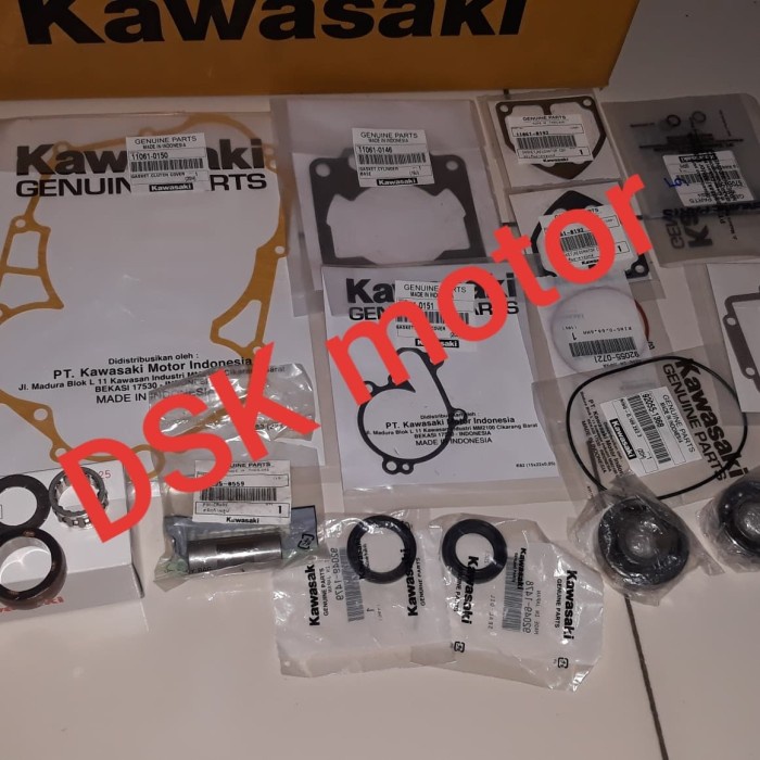 Jual paket murah stang seher pin 15 dan paking full set ninja R / RR ...