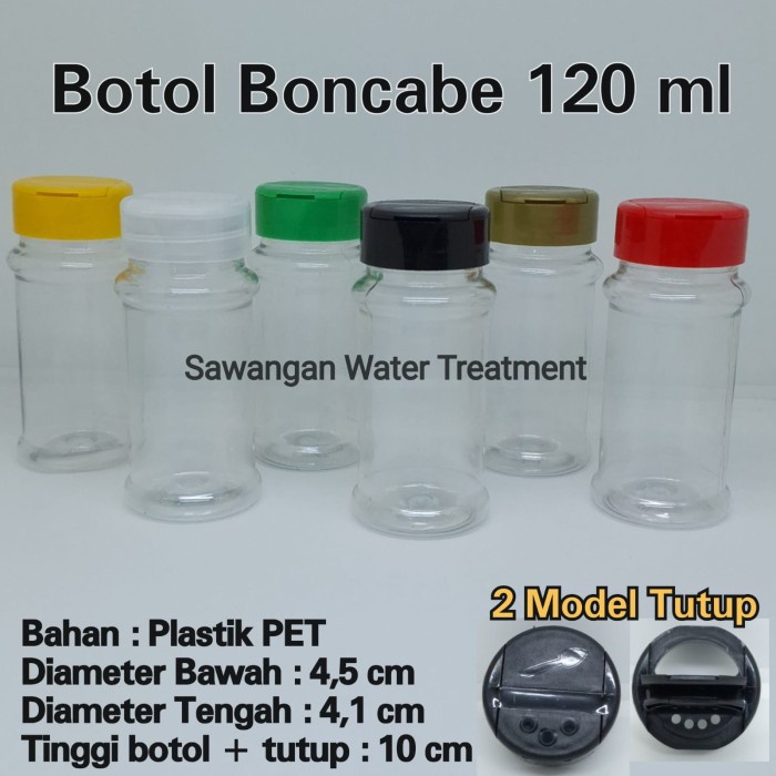 Jual Botol Boncabe 120 ml / Botol Tabur 120 ml / Botol Lada / Botol ...