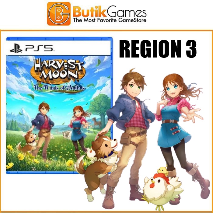 Jual Harvest Moon The Winds Wind of Anthos PS5 | Shopee Indonesia