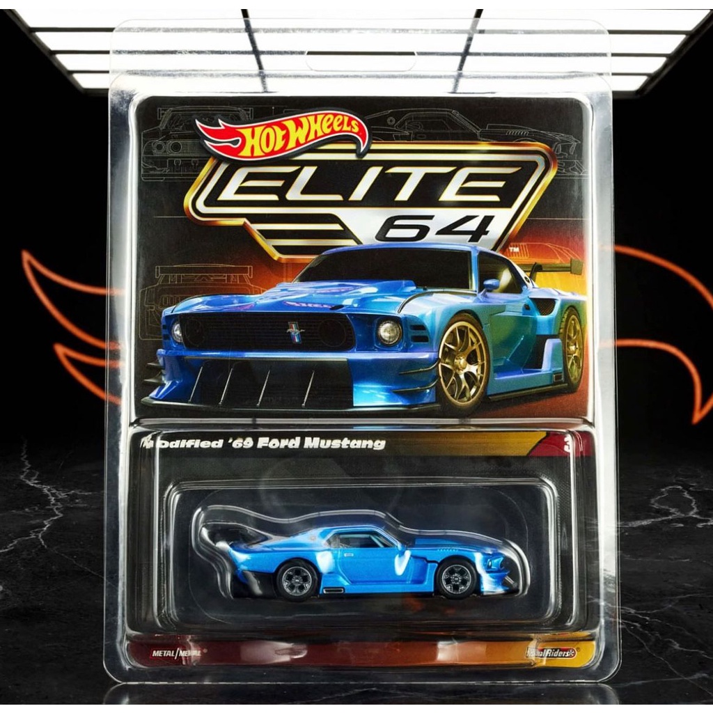 Jual Hotwheels Elite 64 Modified 68 Ford Mustang | Shopee Indonesia