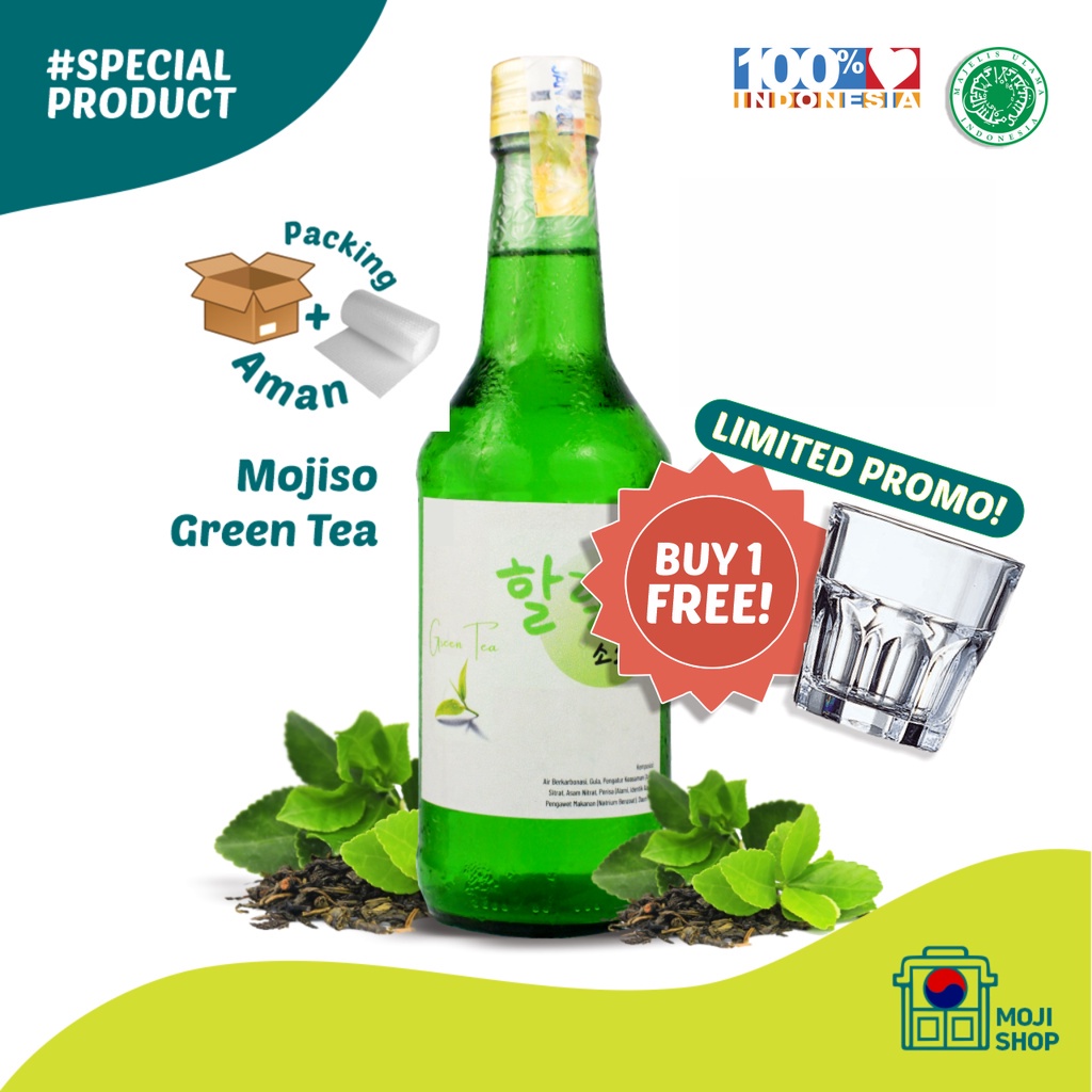Jual SOJU HALAL MOJISO RASA GREENTEA MOCKTAIL | HALAL MUI & NON ALCOHOL ...