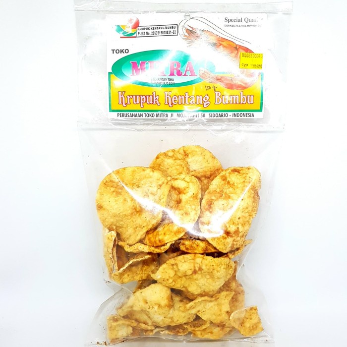 Jual MITRA KERUPUK KENTANG BUMBU 150gr | KRUPUK UDANG POTATO MATANG ...