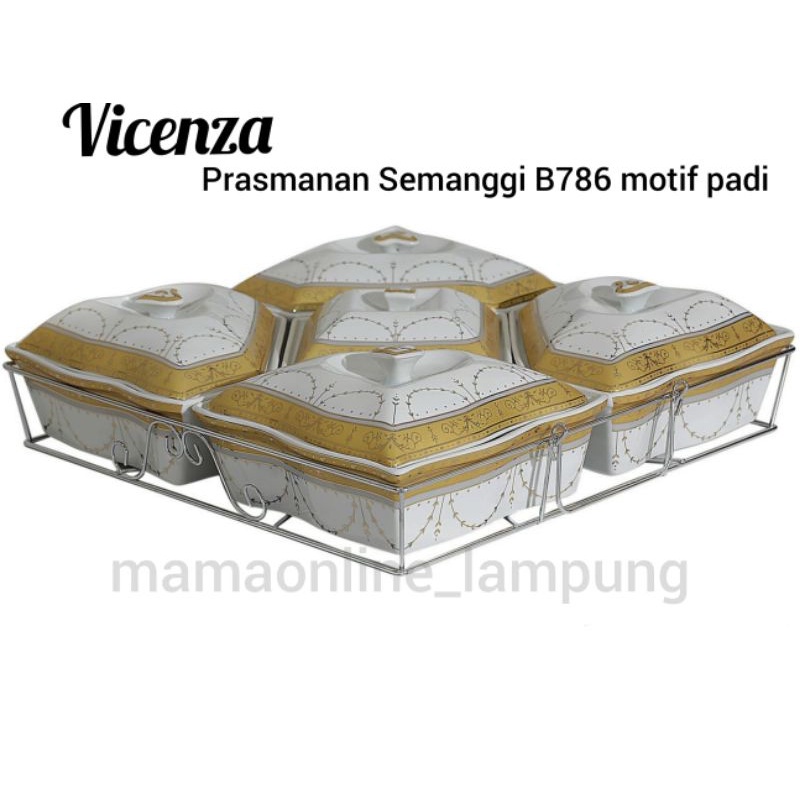 Jual Prasmanan Semanggi B786 Motif Padi Vicenza | Shopee Indonesia