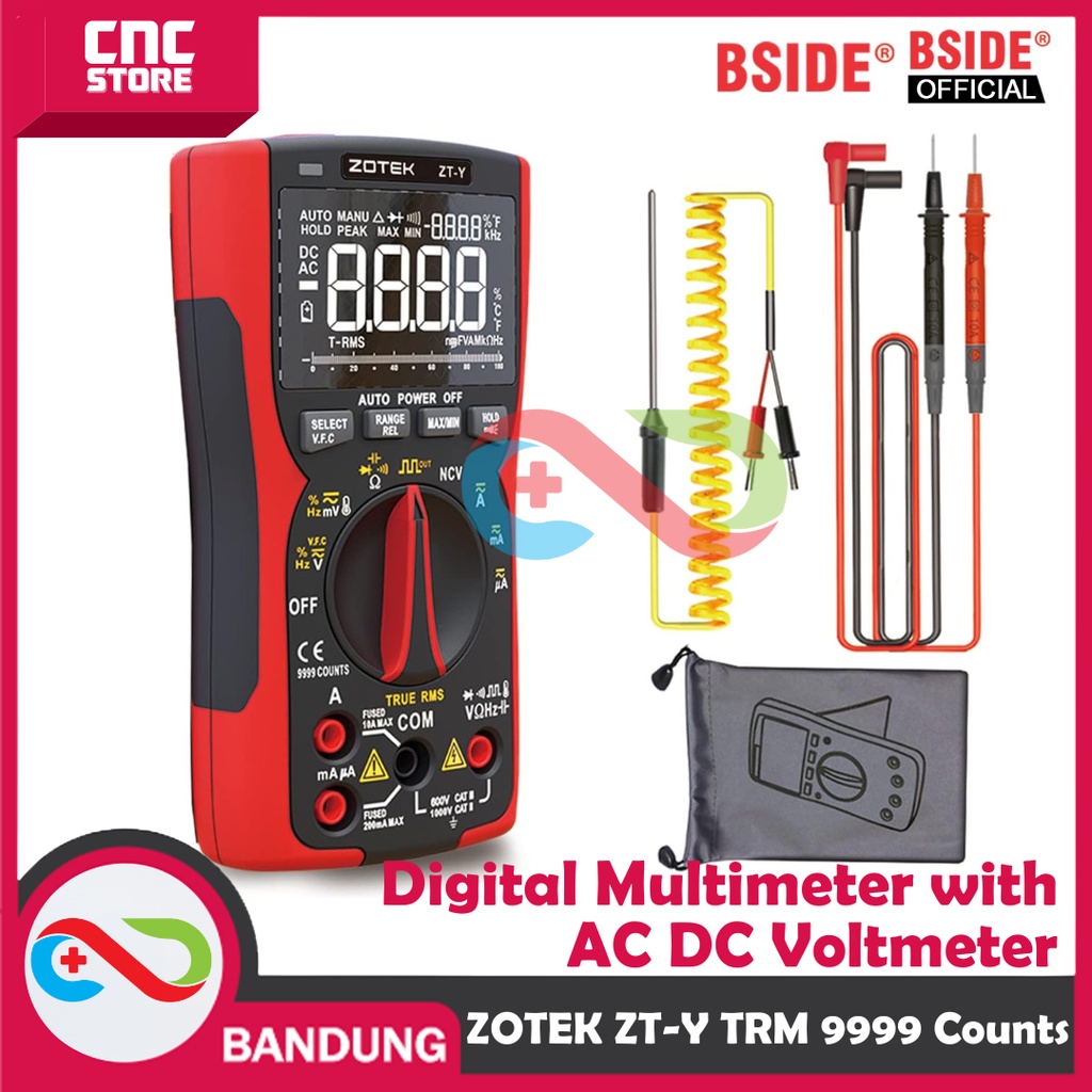 Jual ZOTEK ZT-Y MULTIMETER AVOMETER MULTITESTER DIGITAL ZOTEK ZT-Y AC ...