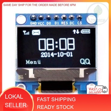 Jual (Ready Stock) 0.96 inch OLED Display Module 128 x 64 OLED Display ...