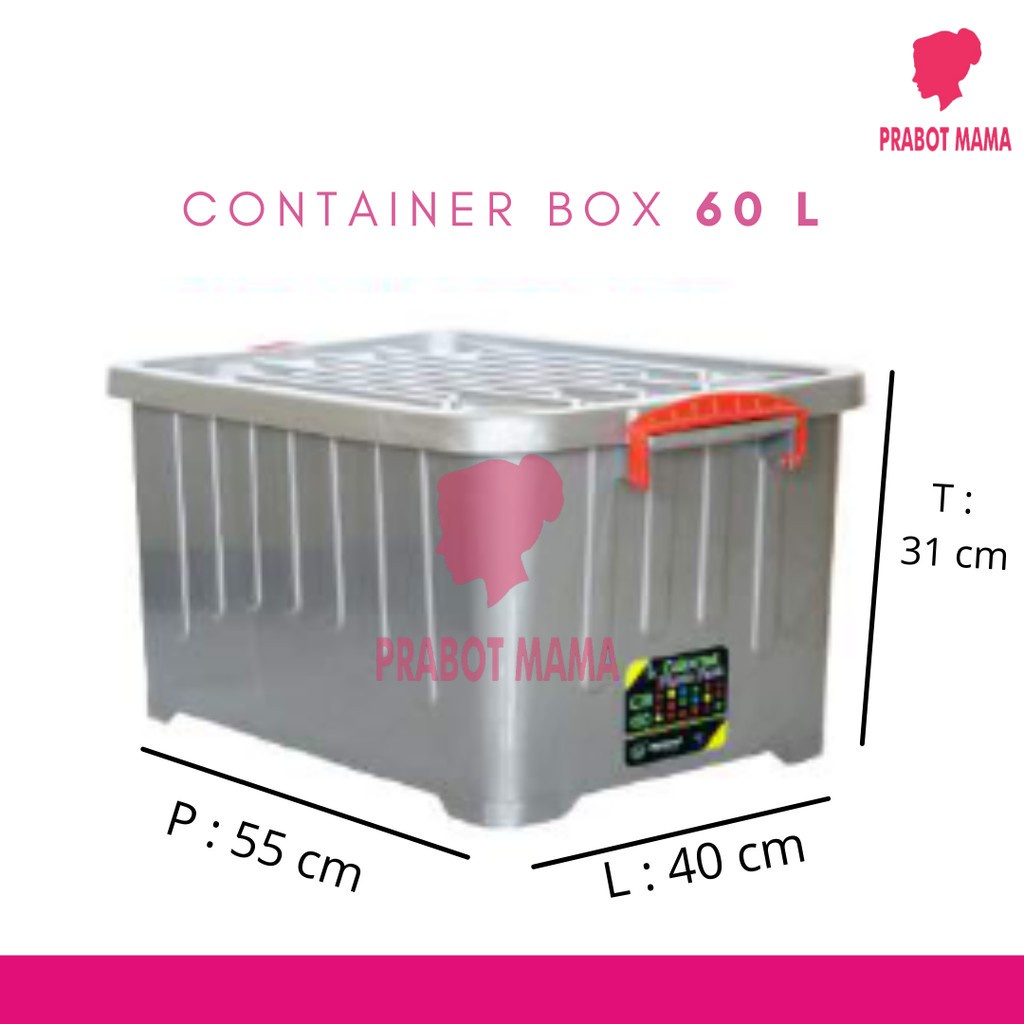 Jual Container Box Besar 60L / Box Pindahan Kotak Penyimpanan Barang ...