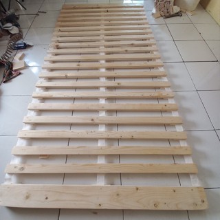Jual alas kasur springbed kayu palet dipan kayu model tikar 100 x 200 ...