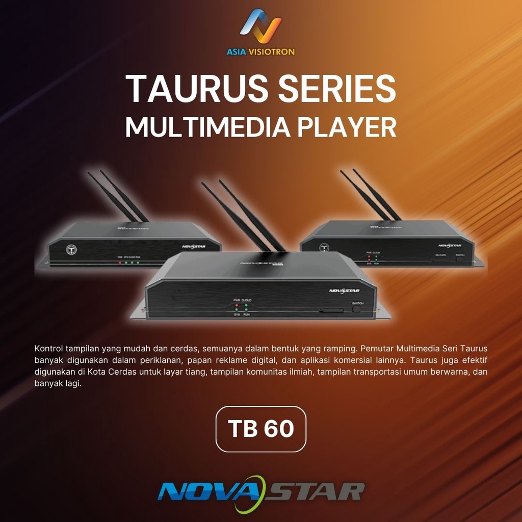 Jual TB60 Taurus Multimedia Players LED Videotron Novastar | Shopee ...