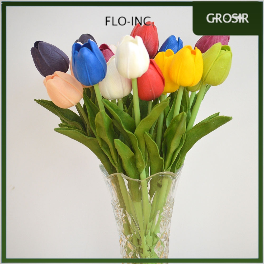 Jual FLO-INC. - Bunga T1 Tulip 1 Kuntum Bahan Latex Bunga Palsu Plastik ...