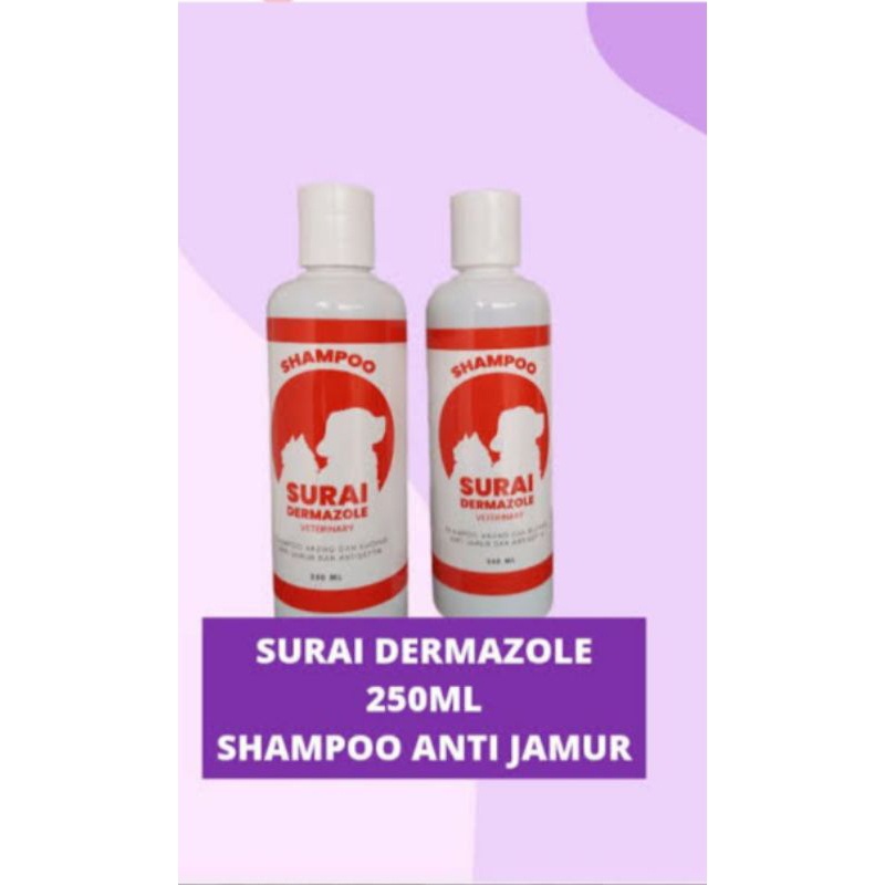 Jual Shampoo SURAI DERMAZOLE Veterinary 250 ml | Shopee Indonesia