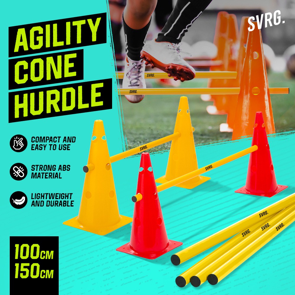 Jual SVRG. Agility Cone Hurdle - Cones Hurdles - Kelincahan - Sepak ...