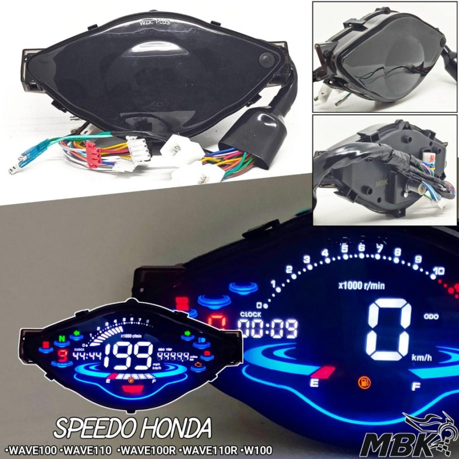 Jual SPEEDO LED DIGITAL SUPRA FIT SUPRA/ FIT NEW/ WAVE100 TERBAIK ...