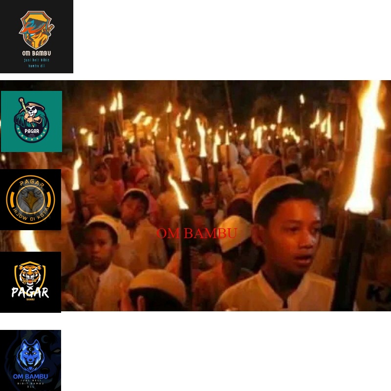 Jual obor bambu lengkap dengan sumbu nya obor untuk pawey dll | Shopee ...