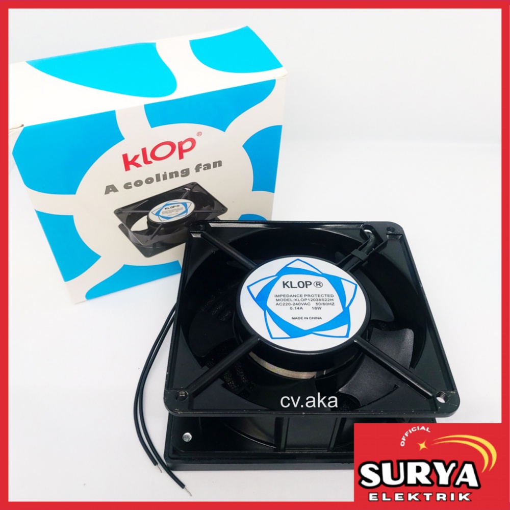 Jual Kipas Fan KLOP / SUOER / DETON AC 220V 12x12 CM Pendingin ...