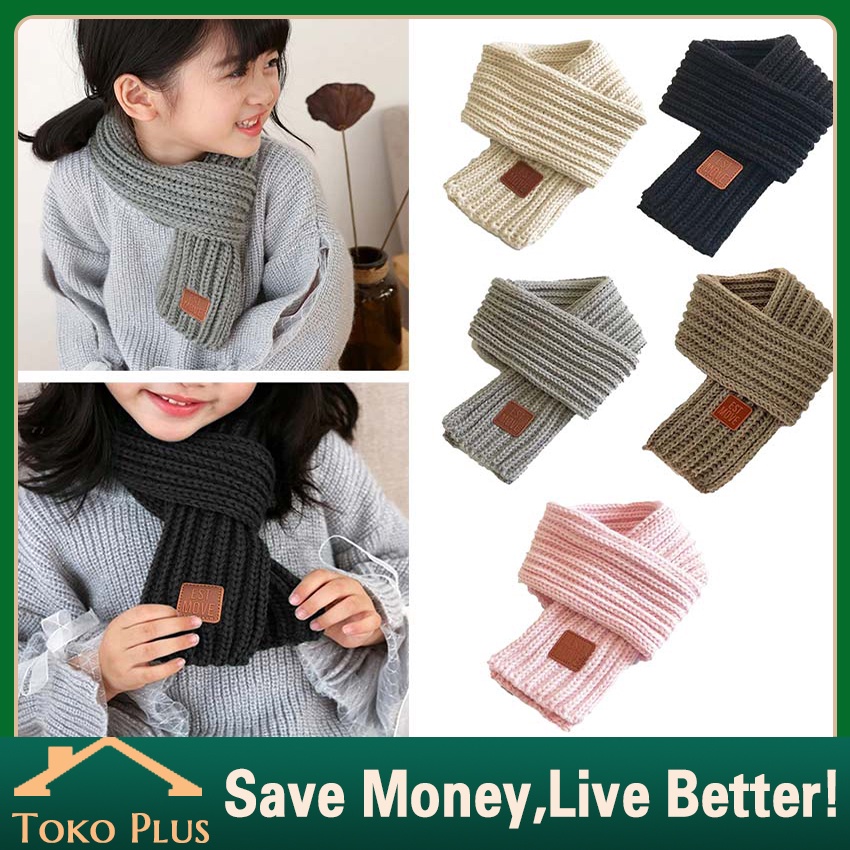 Jual Scarf Winter for Kids Syal Musim Dingin Anak Import Hangat Cowok Cewek Panjang | Shopee ...
