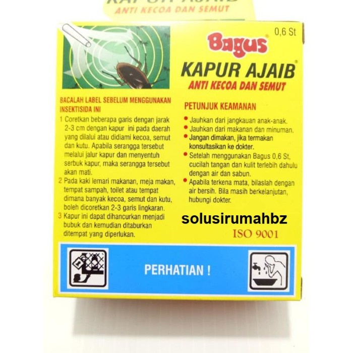 Jual KAPUR SEMUT BAGUS 1 pak isi 12 biji KECOA KAPUR AJAIB 12pcs per ...