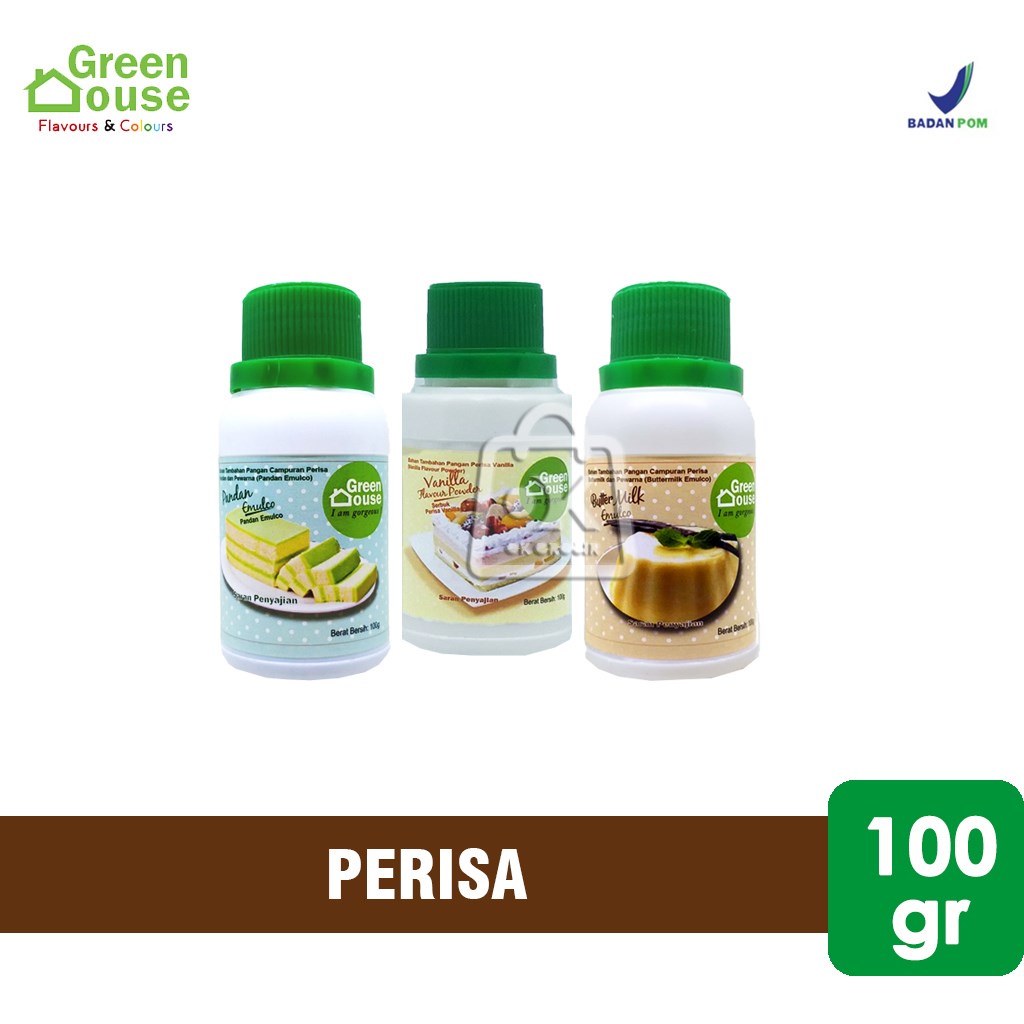 Jual Perisa Pewarna Green House Emulco / Perisa Makanan (100 ml ...