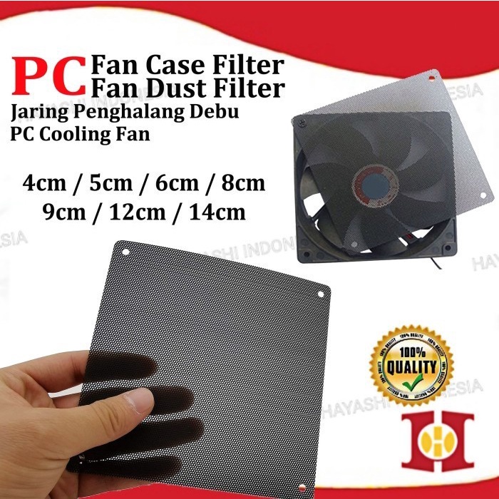 Jual PC CPU Computer Fan Dust Filter Penyaring Debu Kipas Casing ...