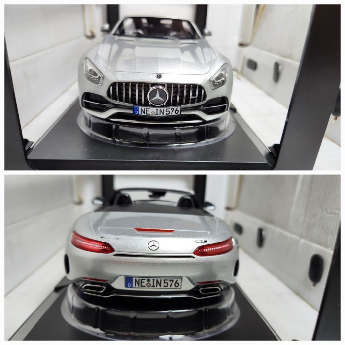 Jual norev mercedes benz amg gt c roadster skala 18 mercy gtc 1:18 ...
