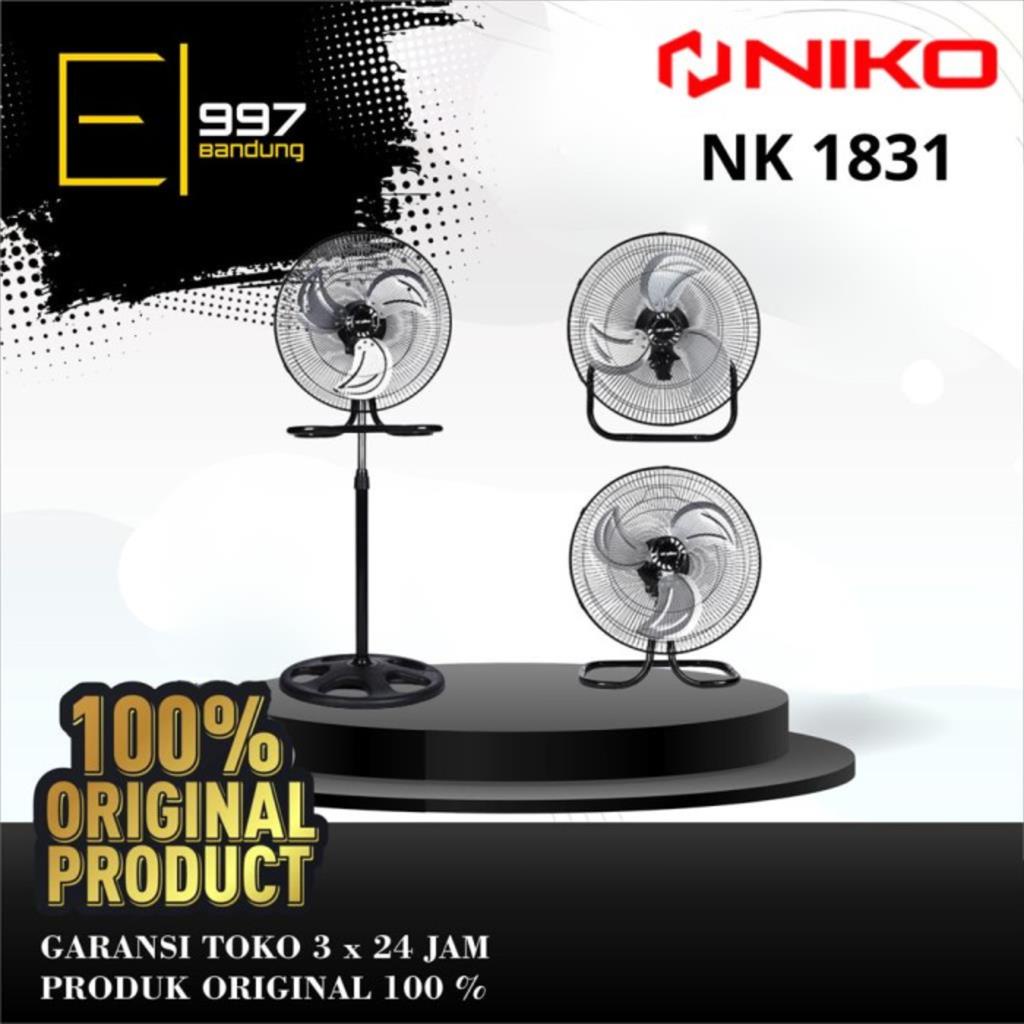 Jual NIKO Kipas Angin NK1831 / NK 1831 , 18 Inch 3 In 1 Industrial Fan | Shopee Indonesia