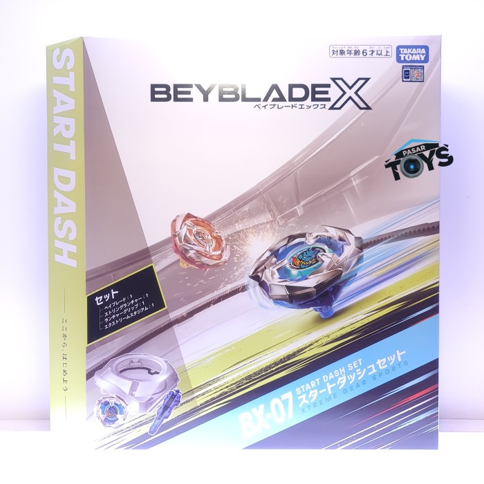 Jual Beyblade X BeybladeX BX-07 Start Dash Set Takara Tomy Original | Shopee Indonesia