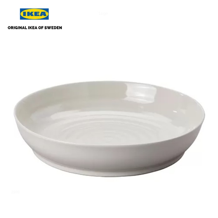 Jual ORI lKEA Dska Mangkuk Saji Keramik Tembikar Besar Diameter 34cm ...