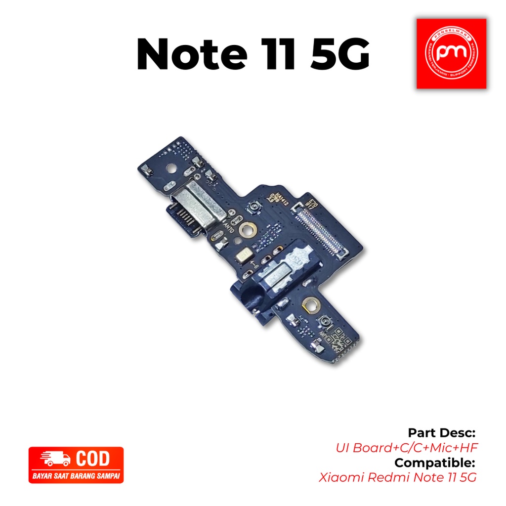 Jual UI Board Konektor Cas Connector Charger Papan Concas Xiaomi Redmi ...