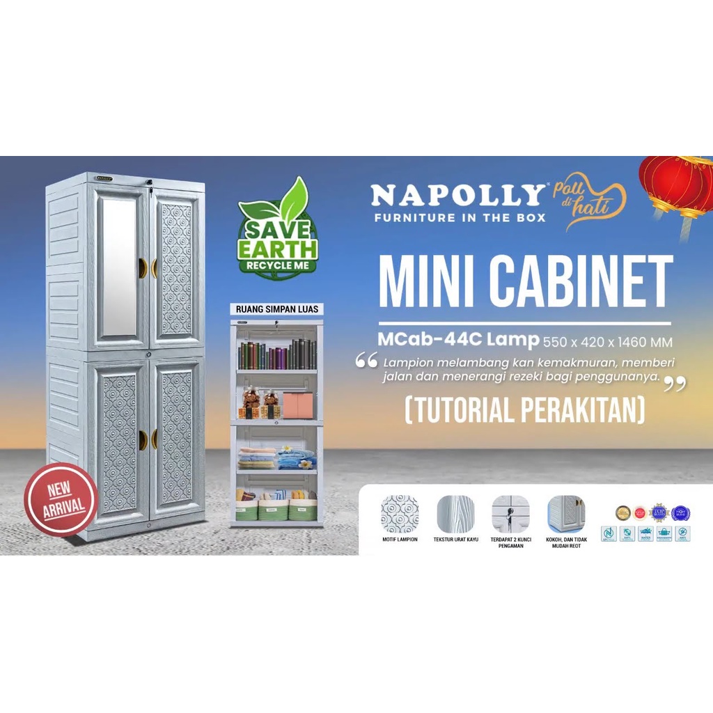 Jual lemari midi-cabinet NAPOLLY - MCAB / MINI CABINET - MiniCab 36 ION ...