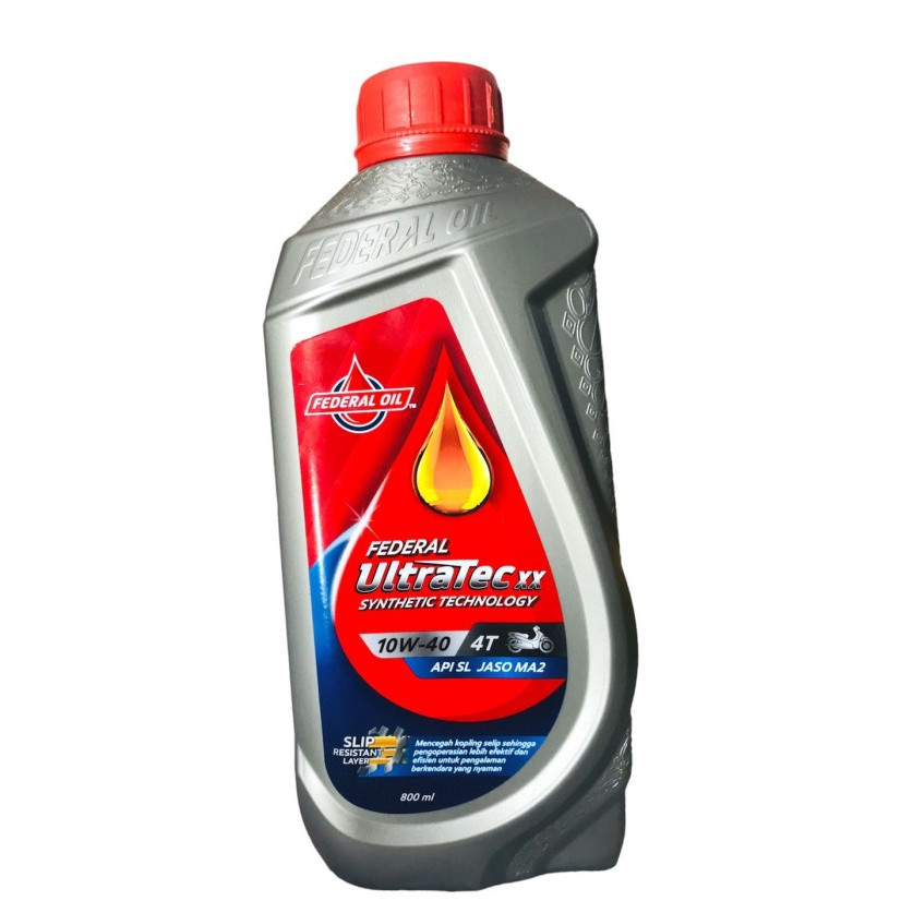 Jual Oli Federal Ultratec Xx 10W-40 800ml Oli Oli federal Ultratec ...