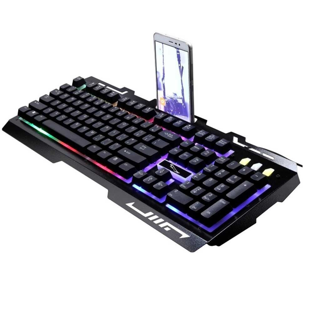 Jual Leopard G700 Keyboard Gaming Kabel Wired 104 Switch LED RGB ...
