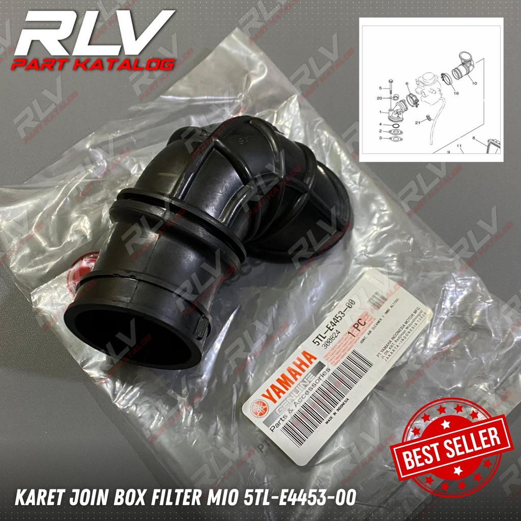 Jual KARET JOIN BOX FILTER UDARA MIO SPORTY SMILE SOUL ORIGINAL ORI ...