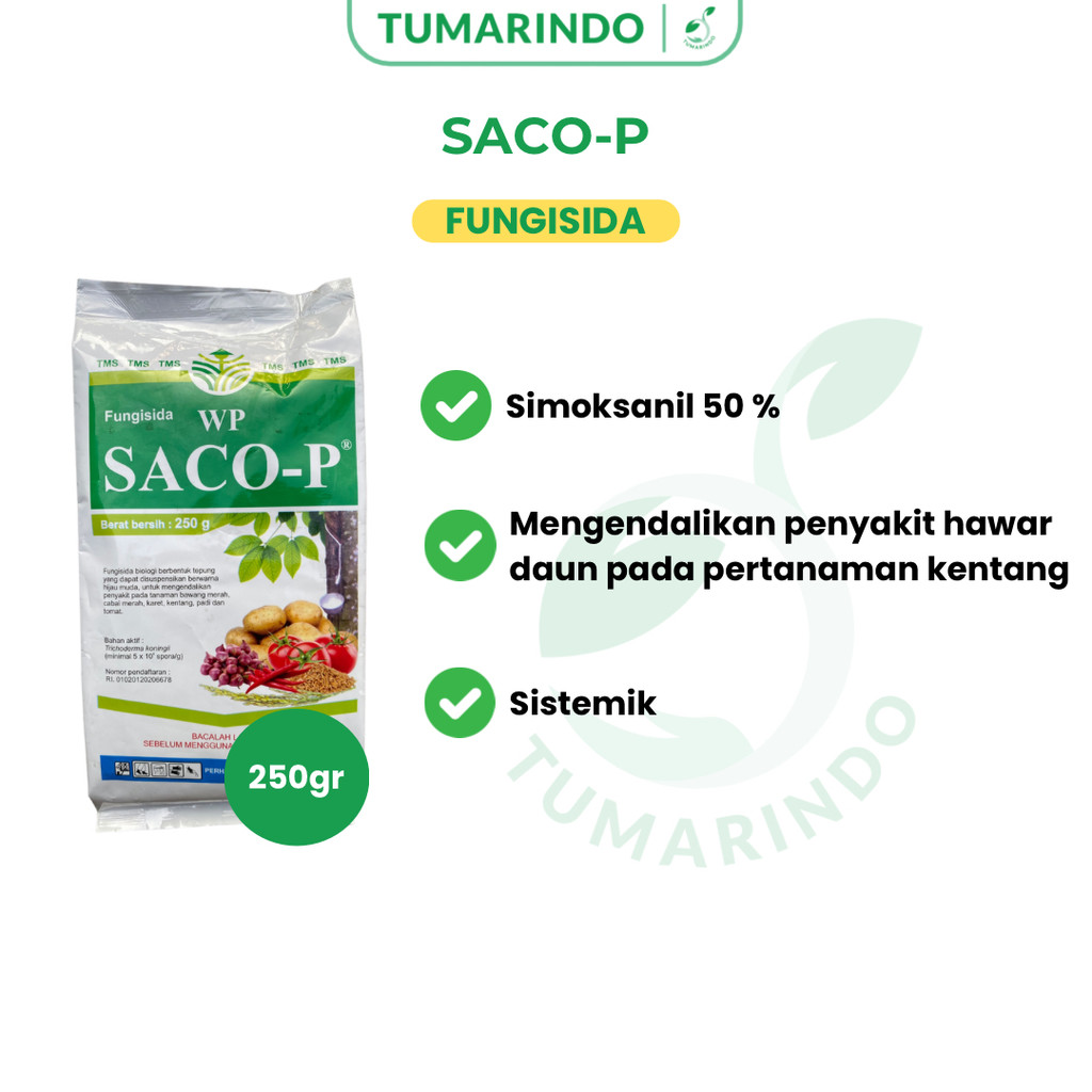 Jual Saco-P 250 Gram Trichoderma Koningii Fungisida Protektif Dan ...