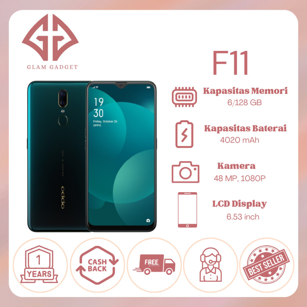 Jual HP F11 8/256 GB GARANSI DISTRIBUTOR 1 TAHUN | Shopee Indonesia