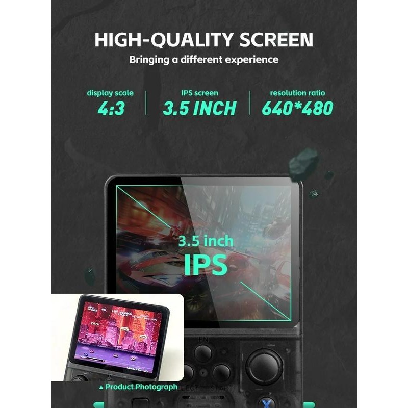 Jual PEPPERTECH - Game Console R35S Handy Portable Mini Emulator Retro ...