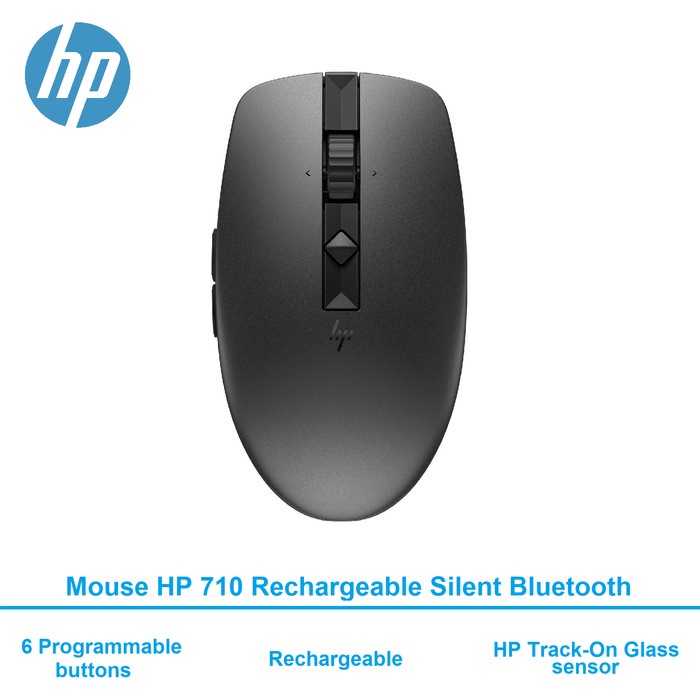 Jual HP 710 Mouse Wireless Rechargeable Silent Bluetooth | Shopee Indonesia