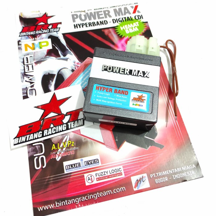 Jual CDI Racing BRT Powermax Hyperband Tiger Old/Tiger Revo DC | Shopee ...